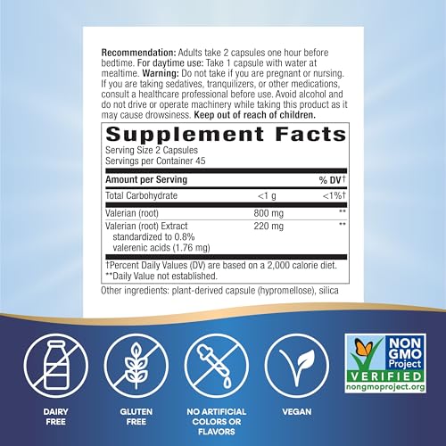 premium valerian extract 220 mg