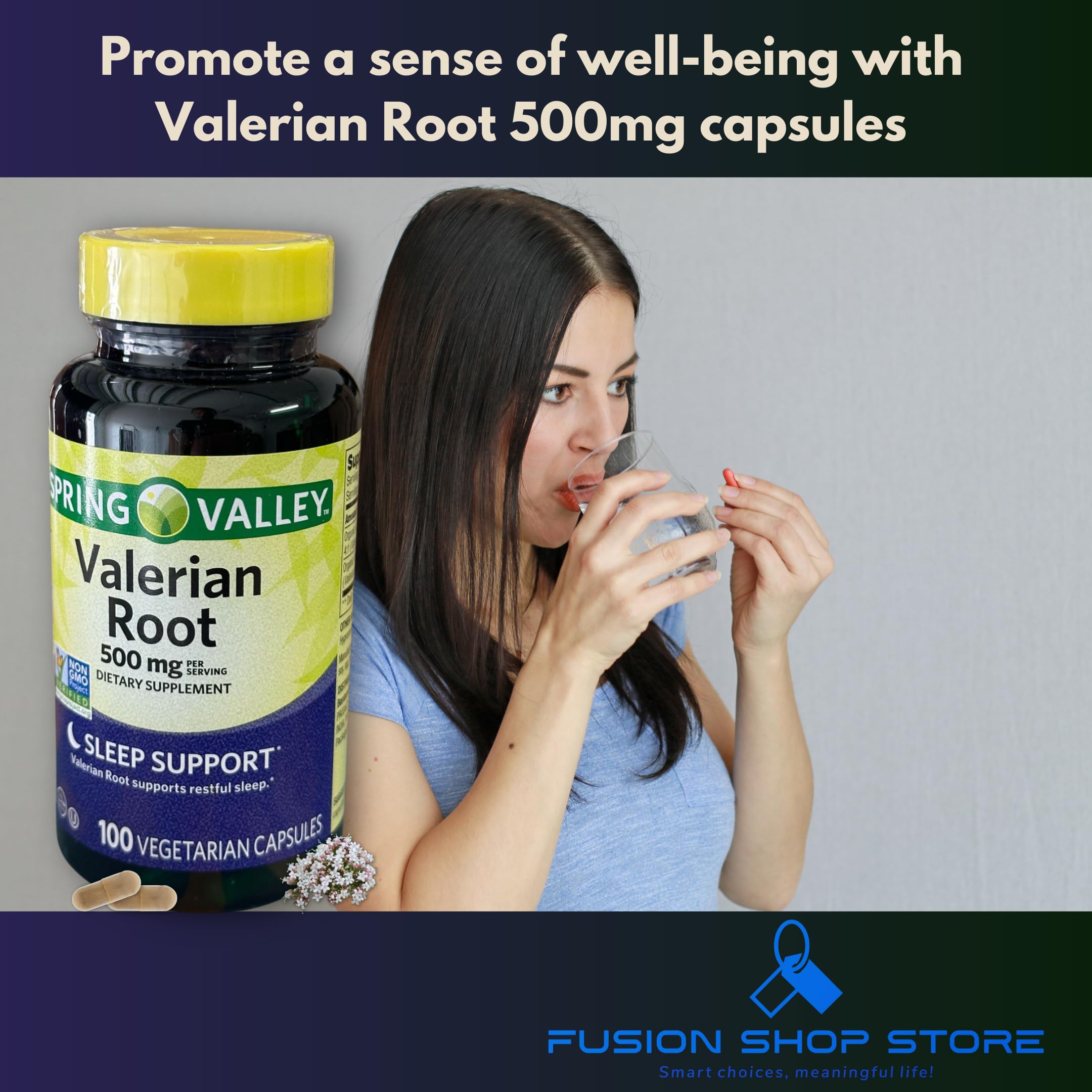 premium valerian root for stress relief