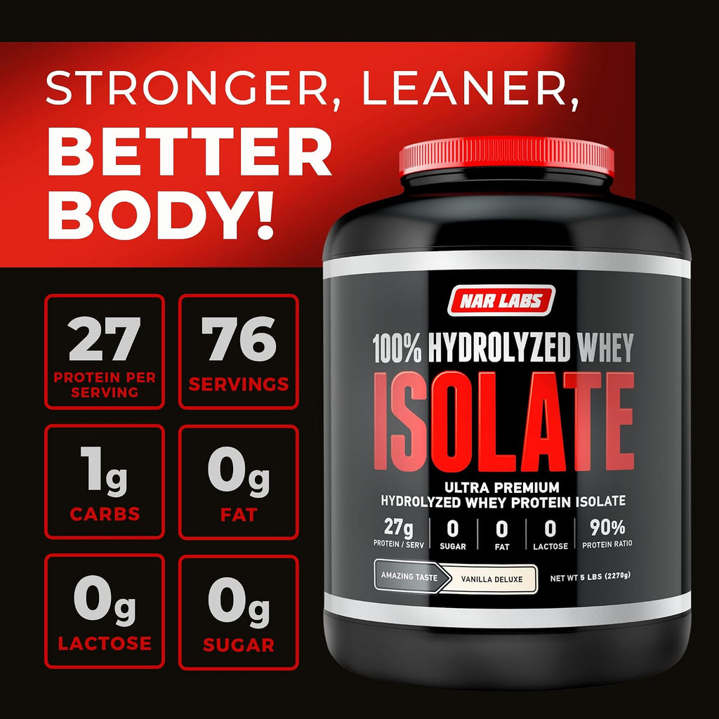 Premium vanilla whey protein supplement