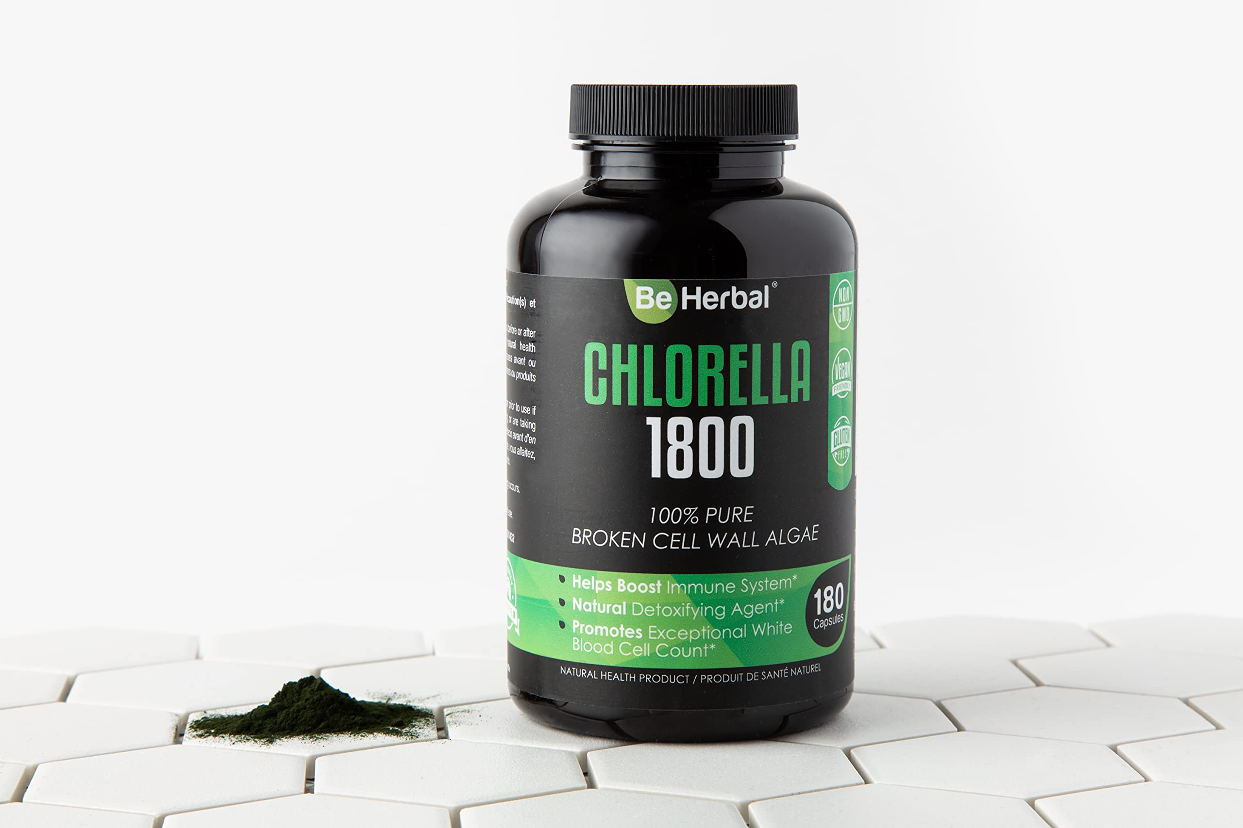 premium vegan chlorella for detox