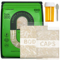 Premium vegan empty capsules for supplements