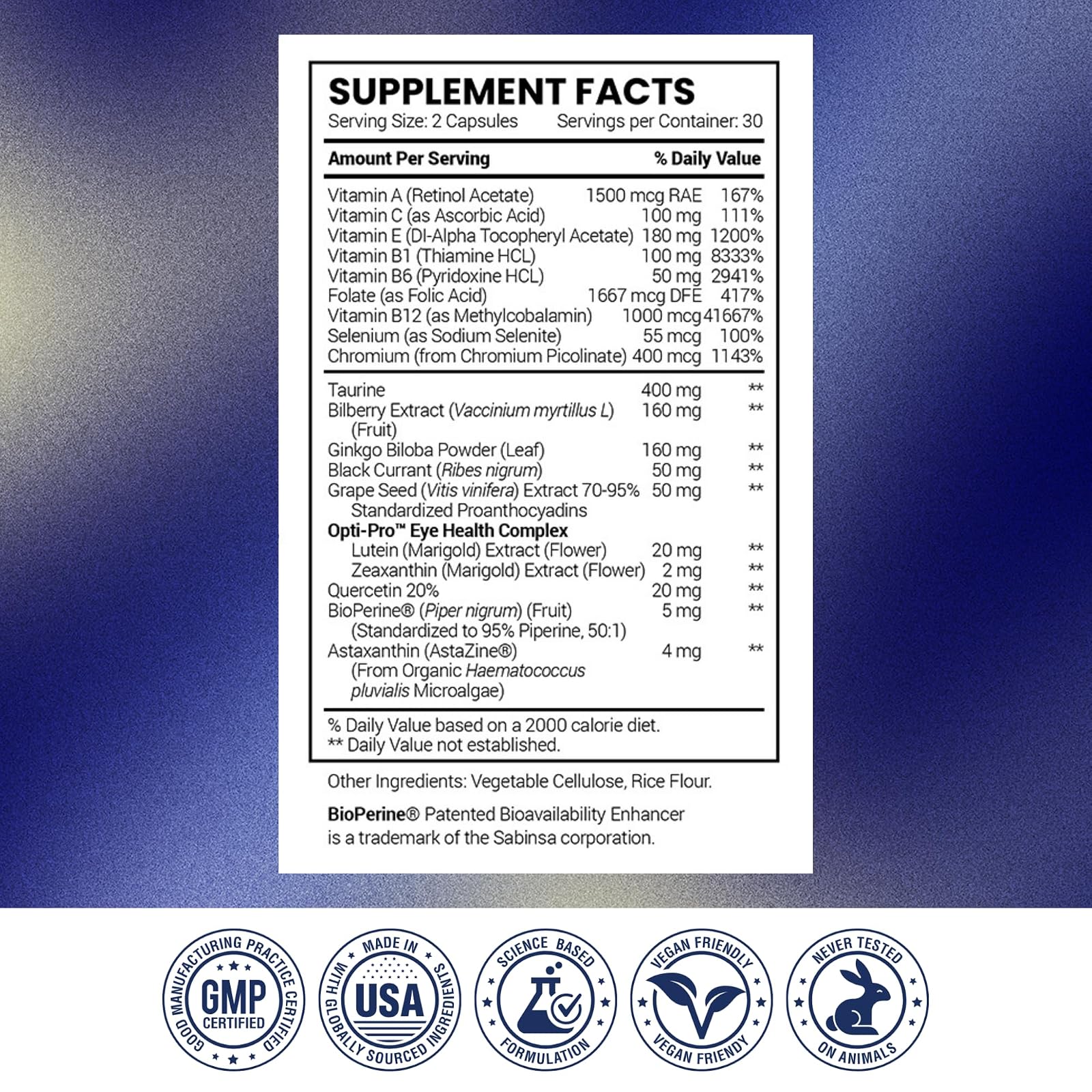 premium vitamin a supplement capsules