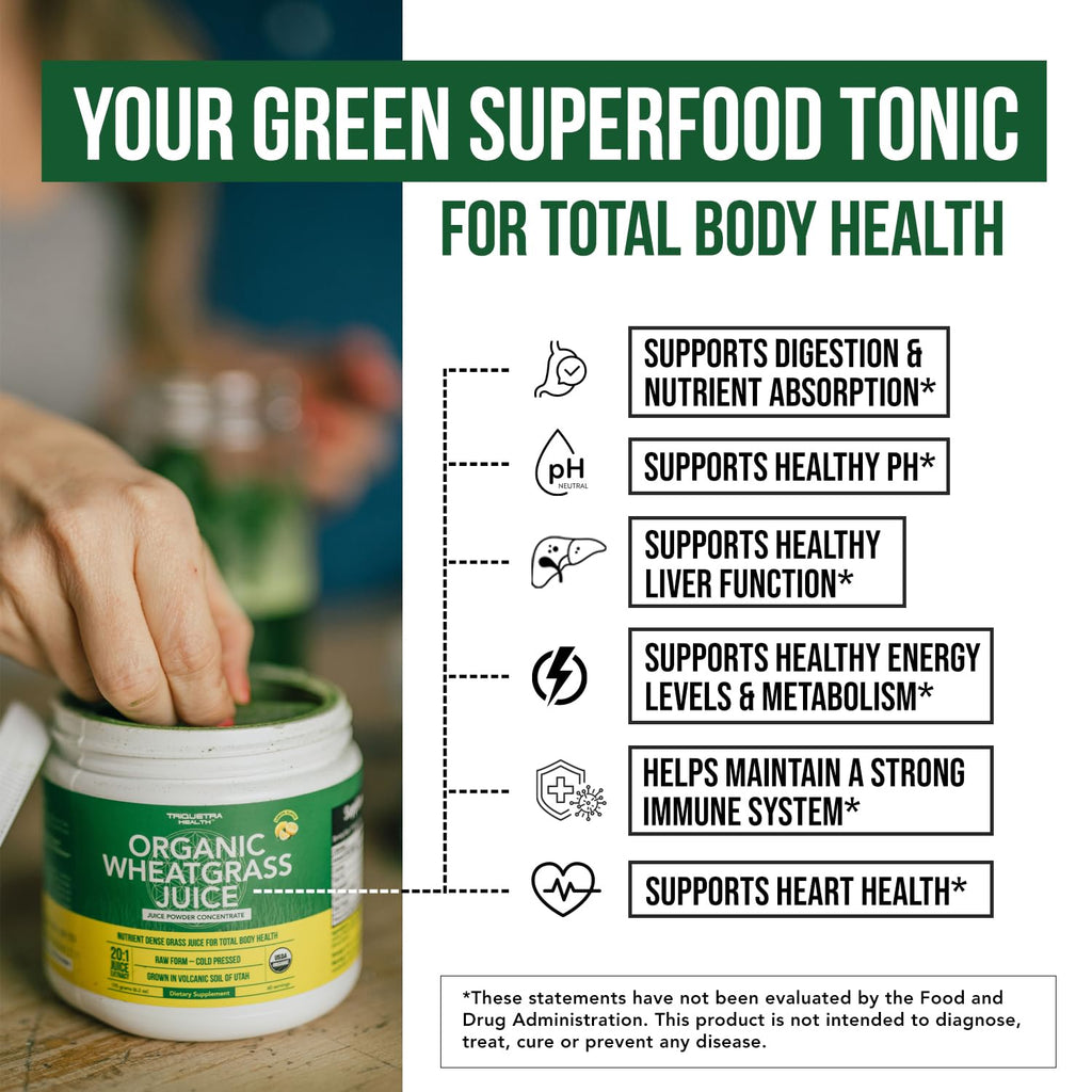 premium wheatgrass powder for energy