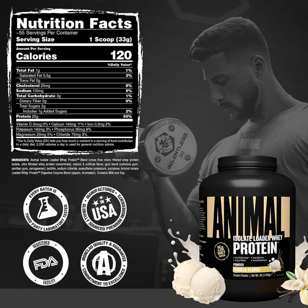 premium whey isolate for lean gains