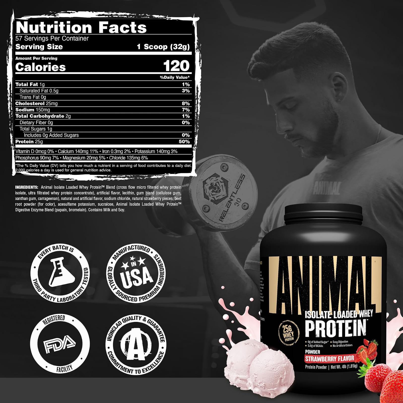 premium whey isolate for muscle recovery