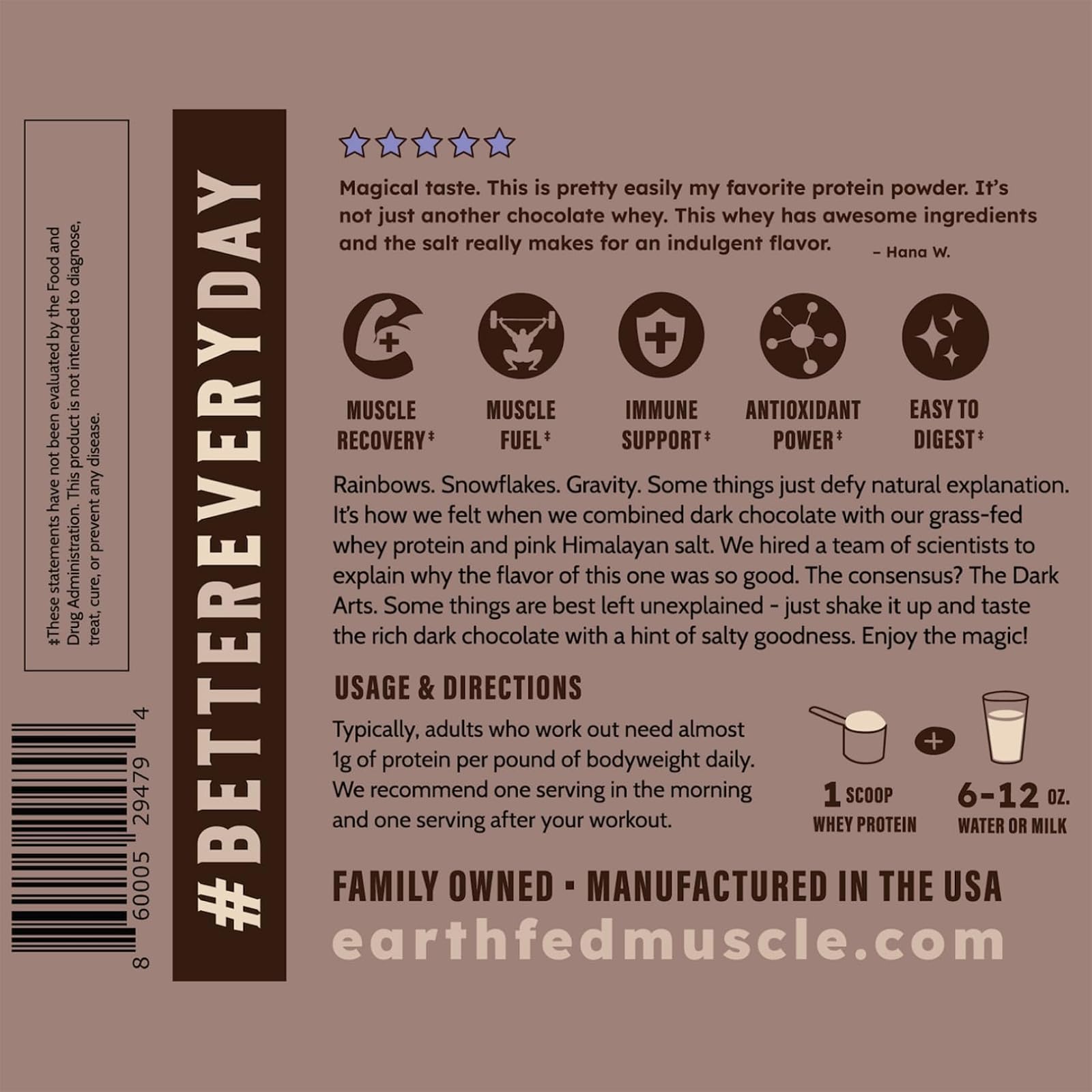 Premium whey protein for daily nutrition