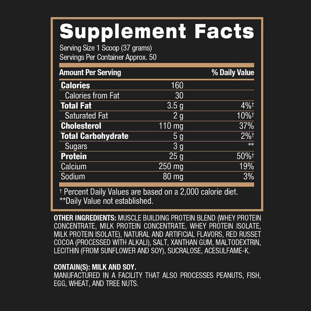 premium whey protein supplement