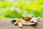 premium white ginger green tea