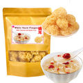 Premium white snow fungus mushrooms