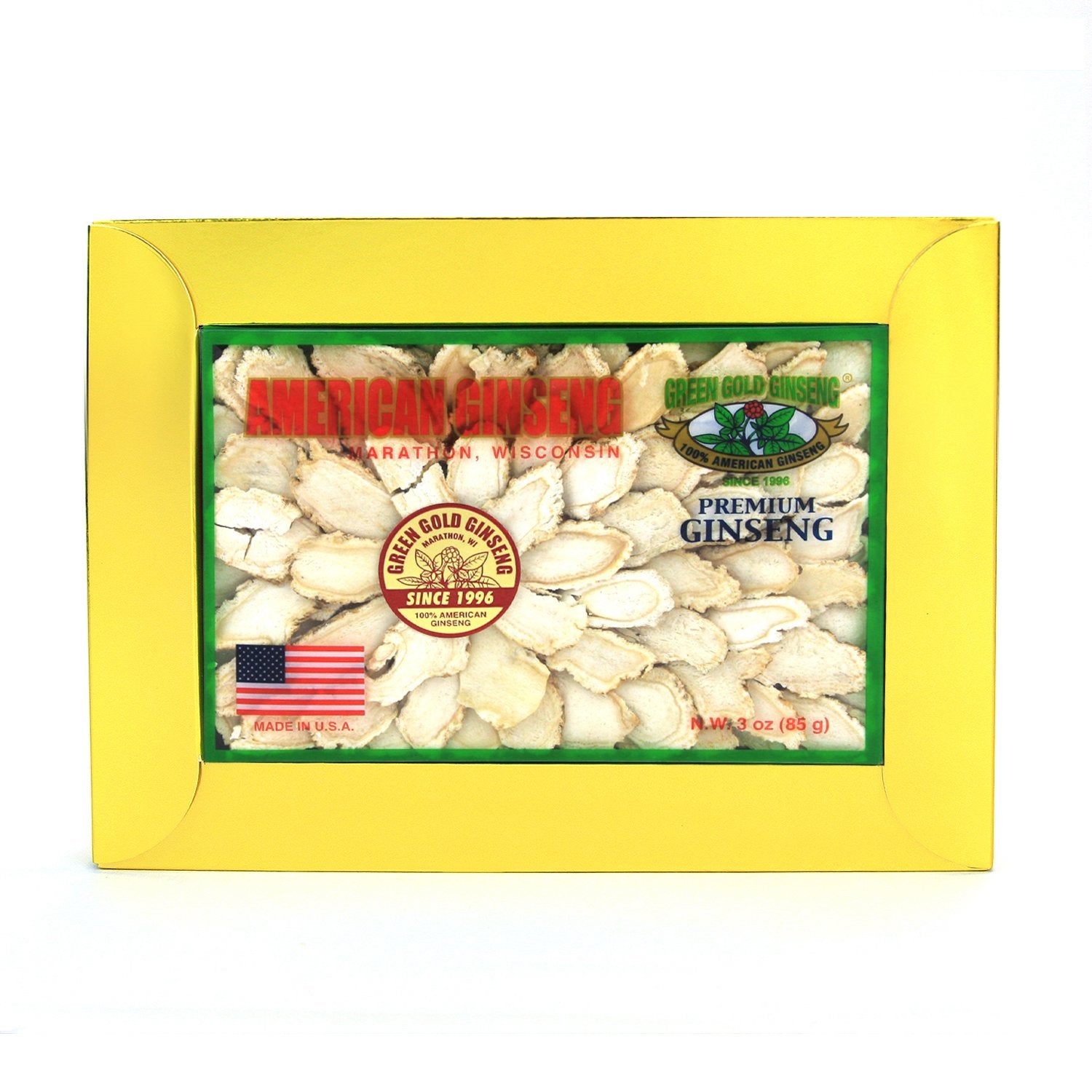 premium wild ginseng slices