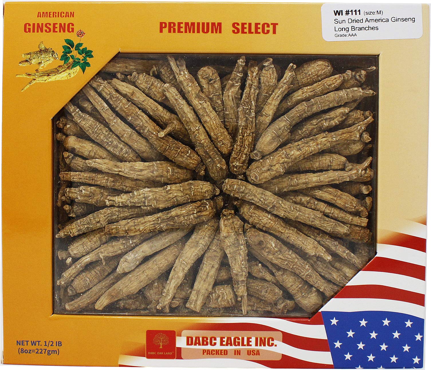 premium Wisconsin ginseng root