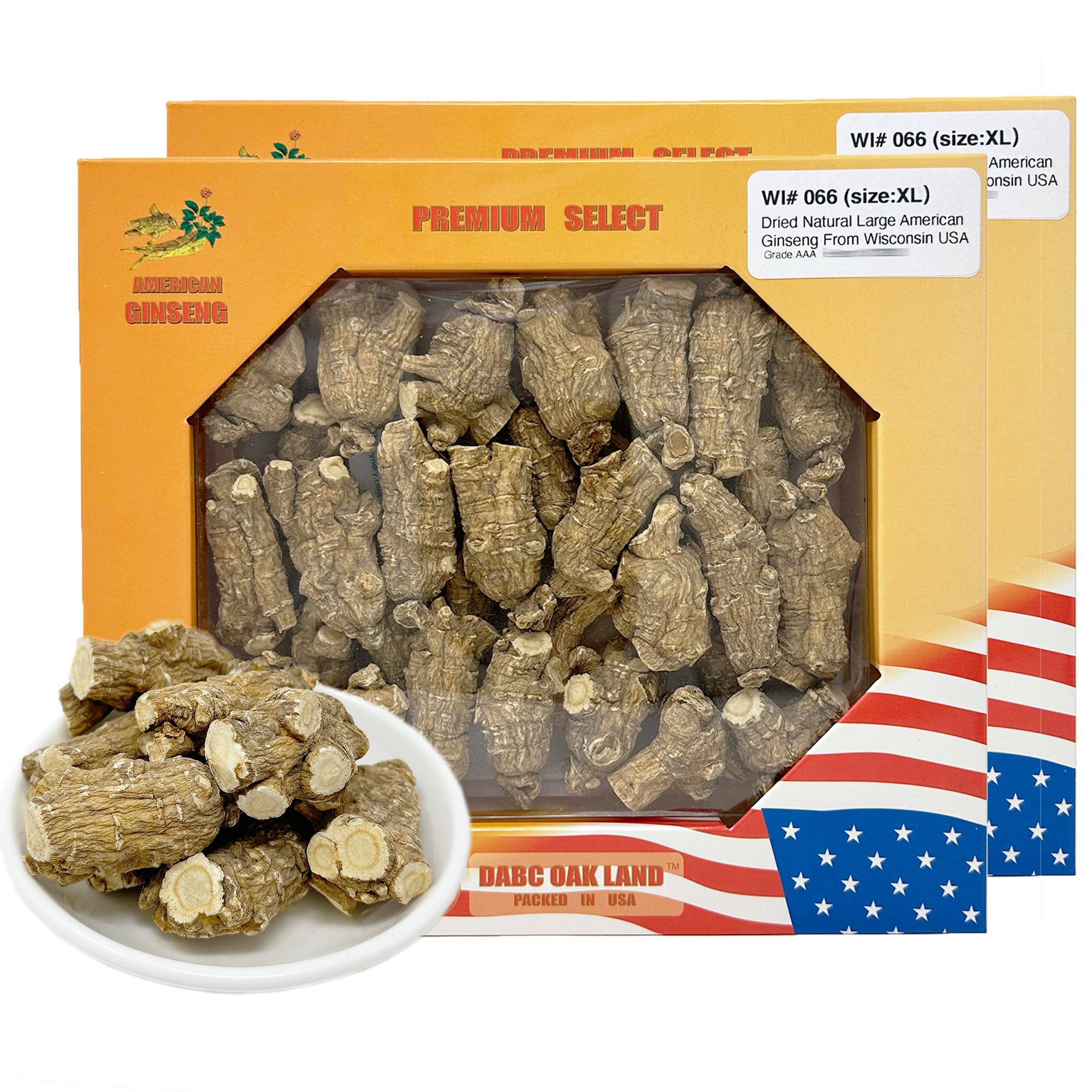 premium Wisconsin ginseng root