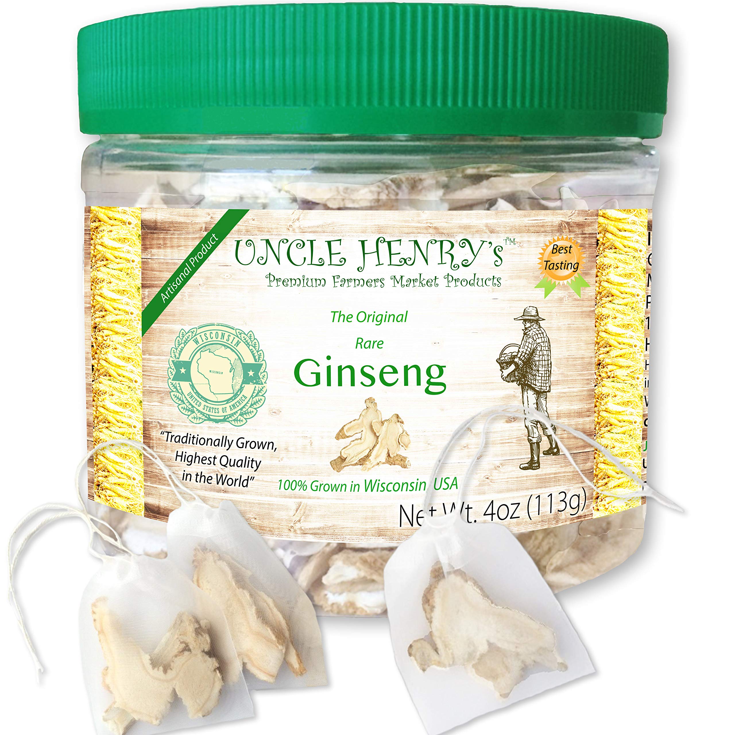premium Wisconsin ginseng roots