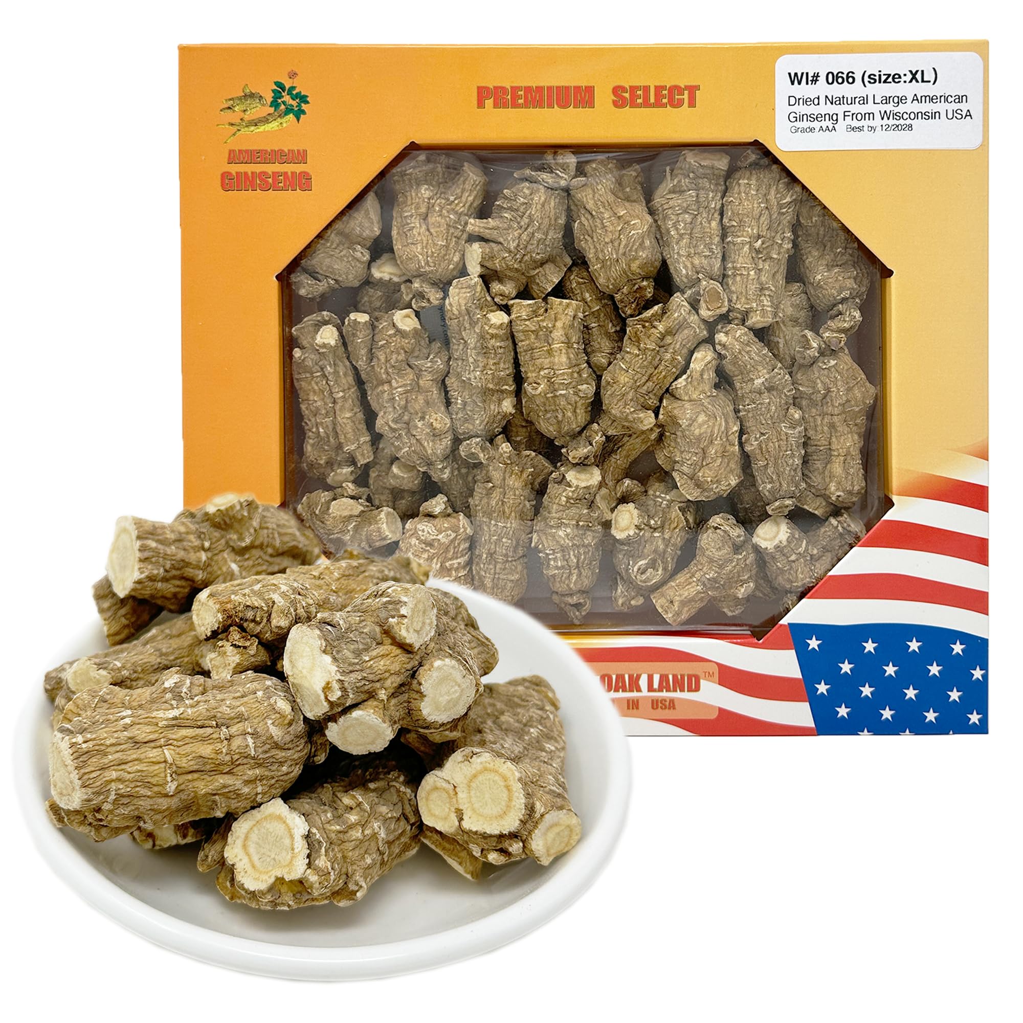 premium Wisconsin ginseng roots