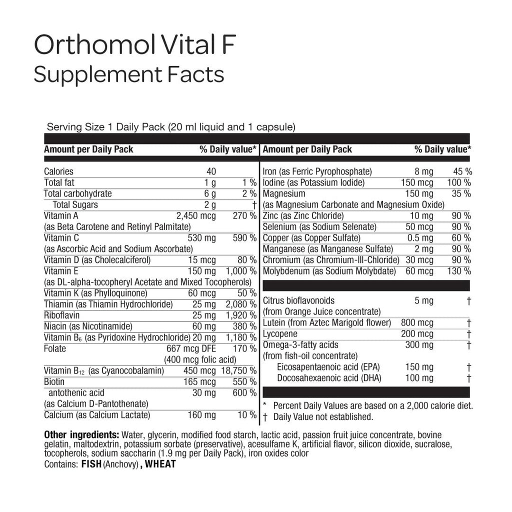 premium women's multivitamin in vials