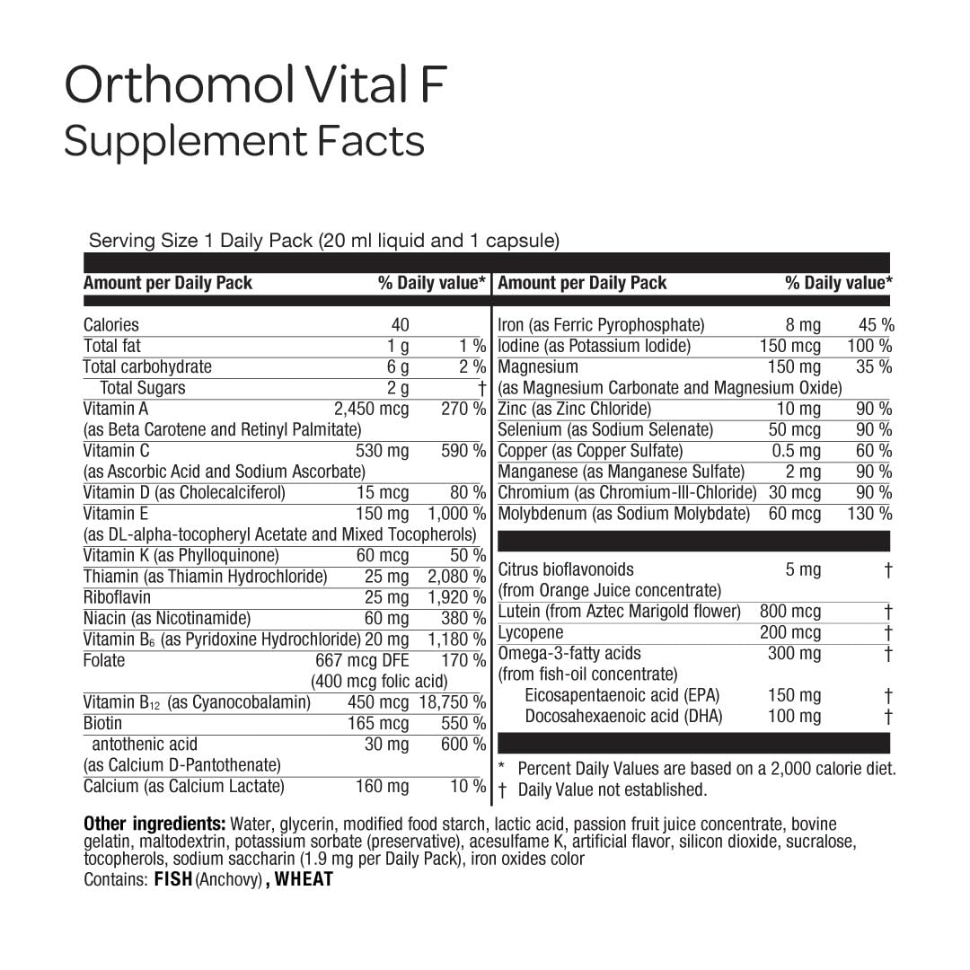 premium women's multivitamin in vials
