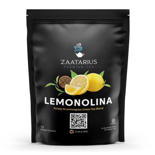 premium za'atar green tea bags