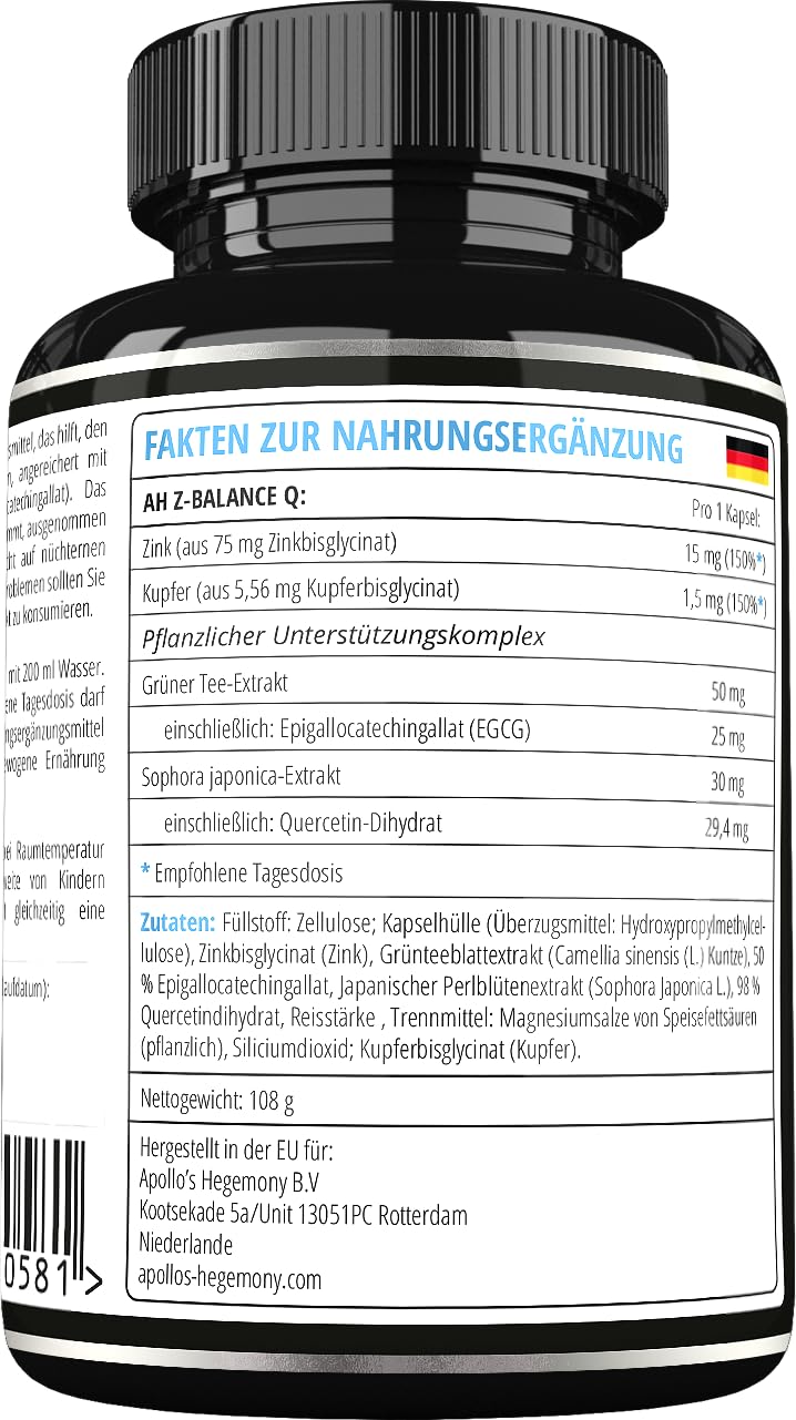 Premium zinc and copper blend