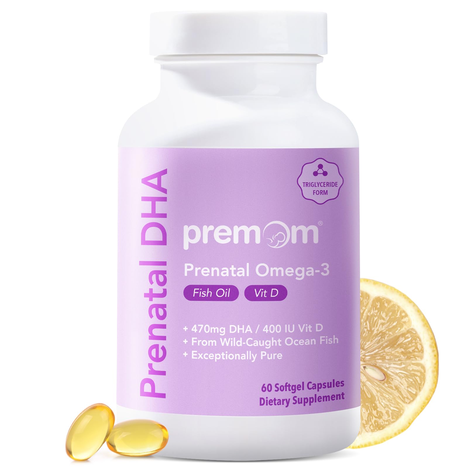 Premom prenatal DHA fish oil benefits