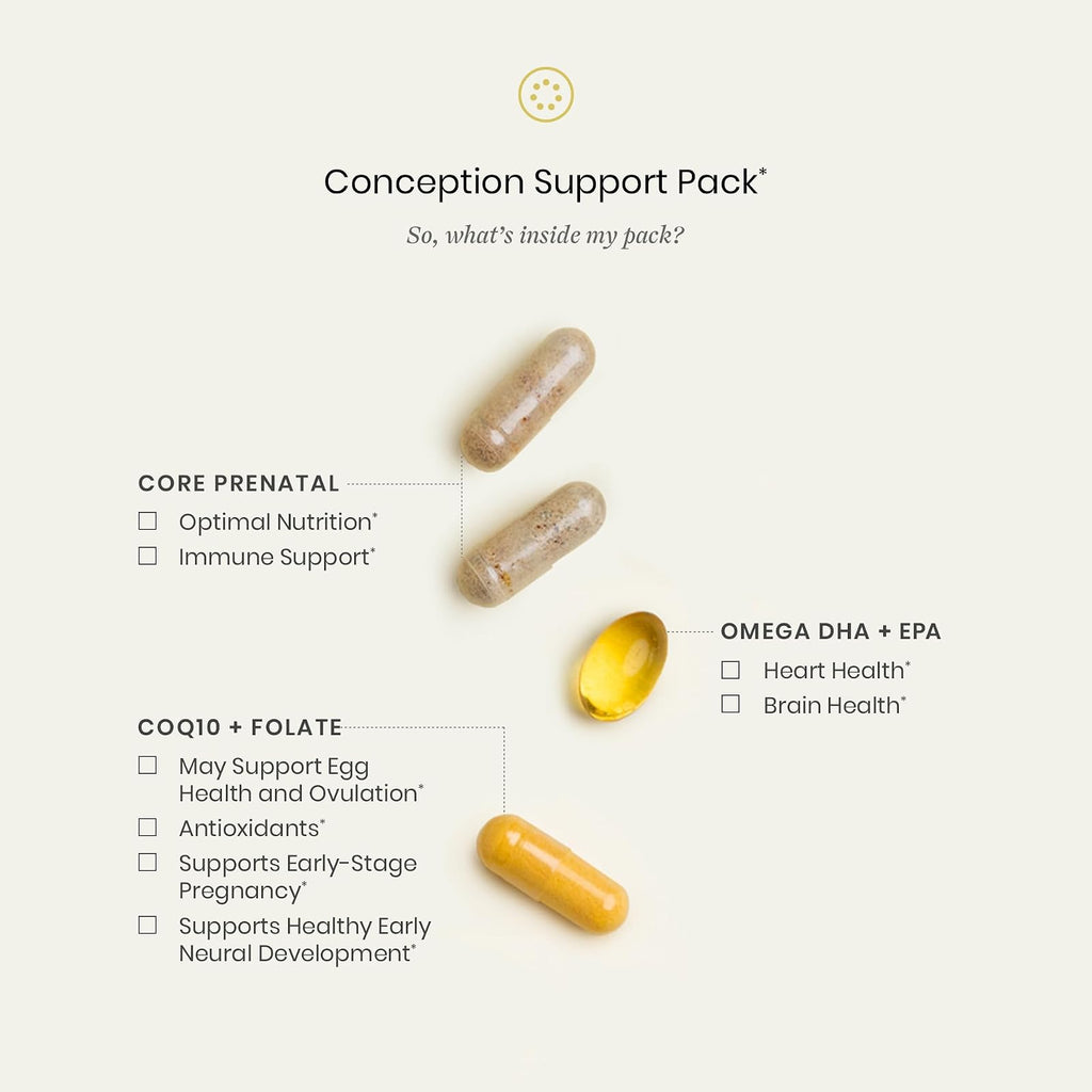 Prenatal DHA and CoQ10 benefits