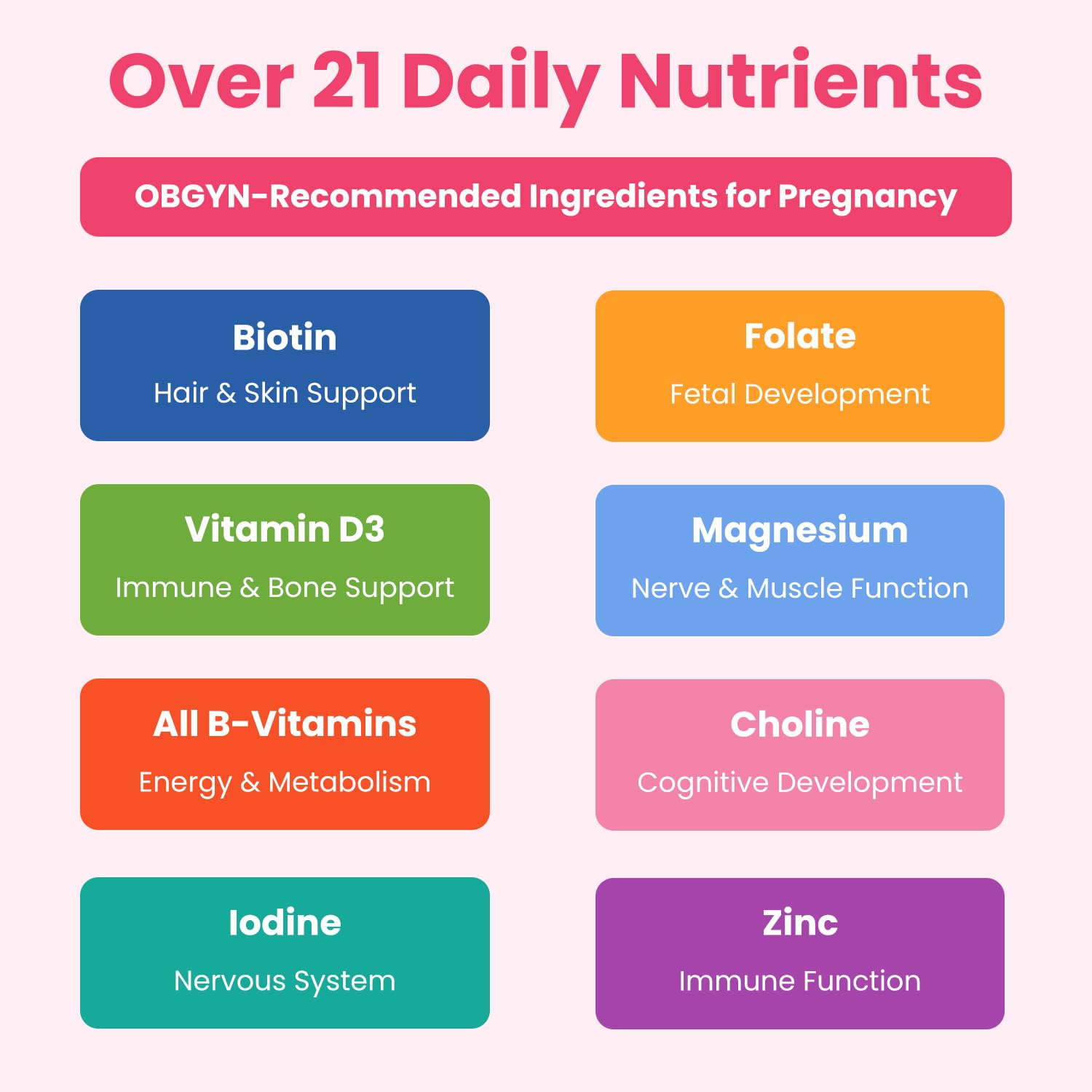 prenatal DHA for healthy baby development