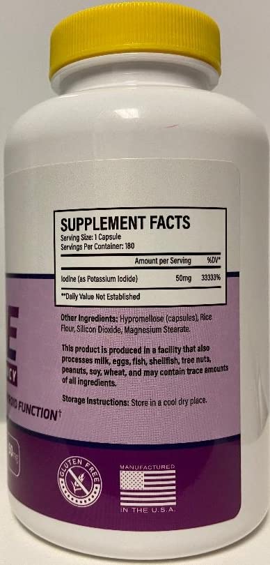 prenatal iodine capsules for energy