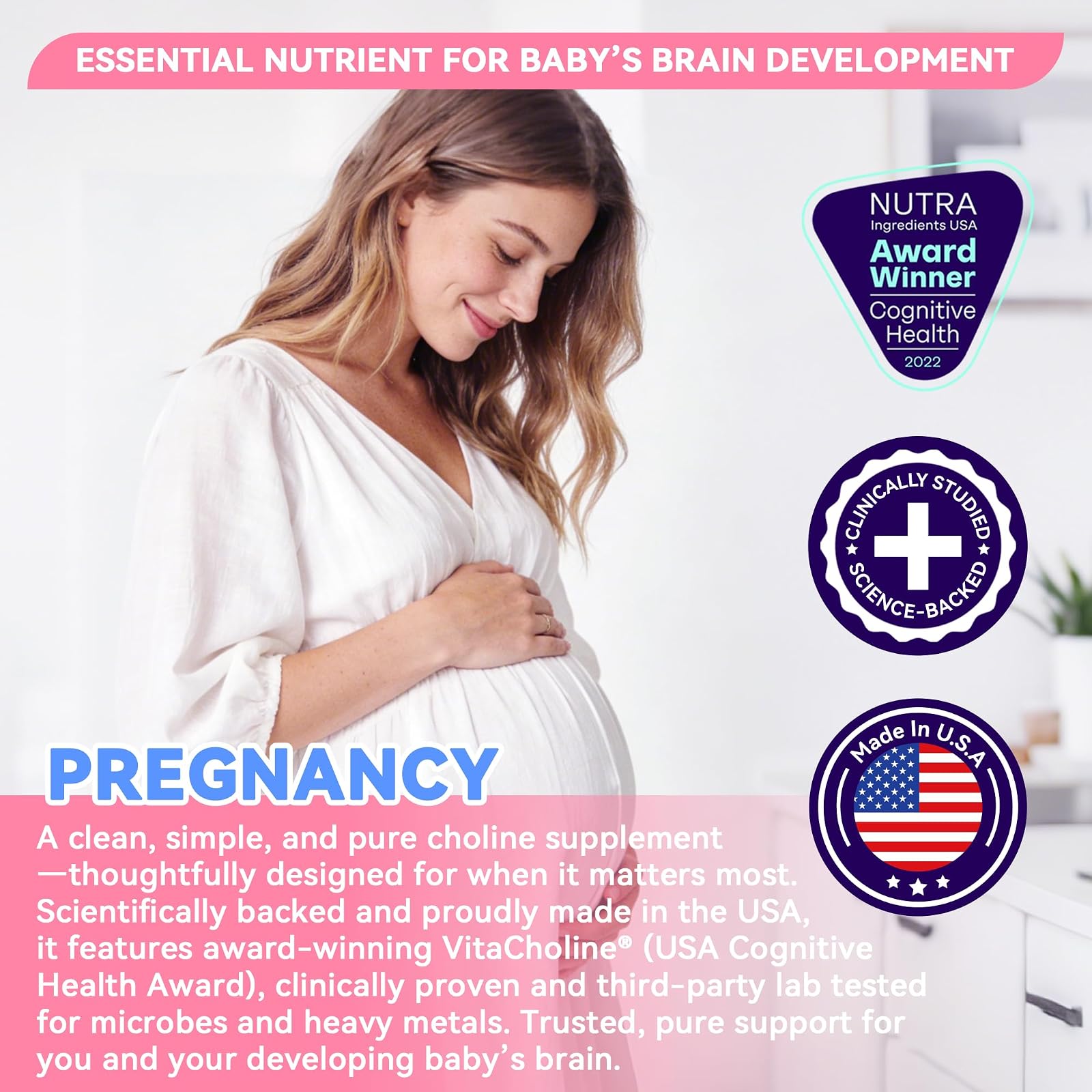 Prenatal vitamins for healthy pregnancy