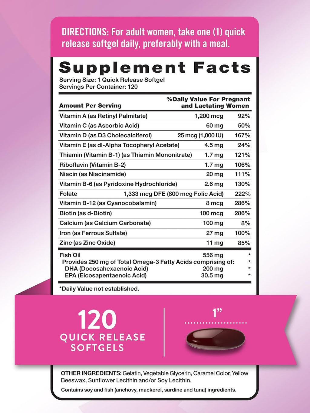 prenatal vitamins for healthy pregnancy