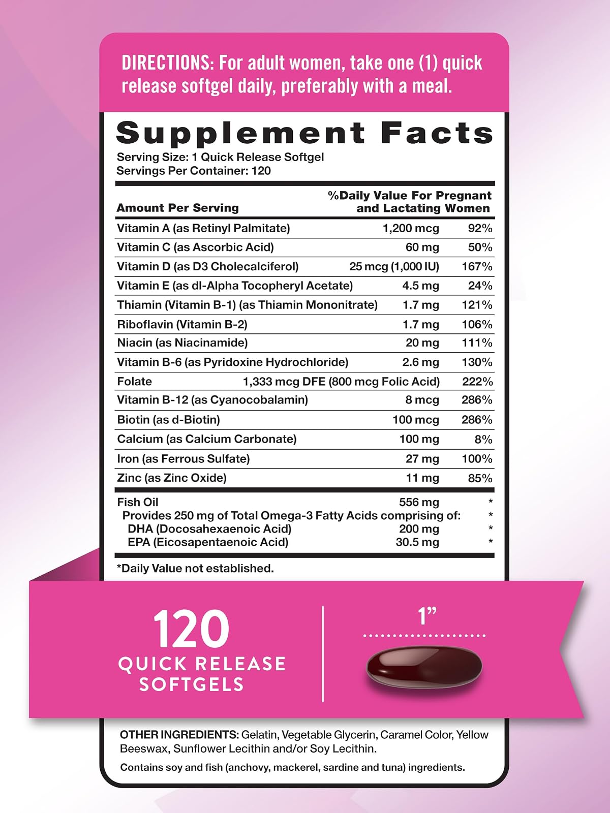prenatal vitamins for healthy pregnancy