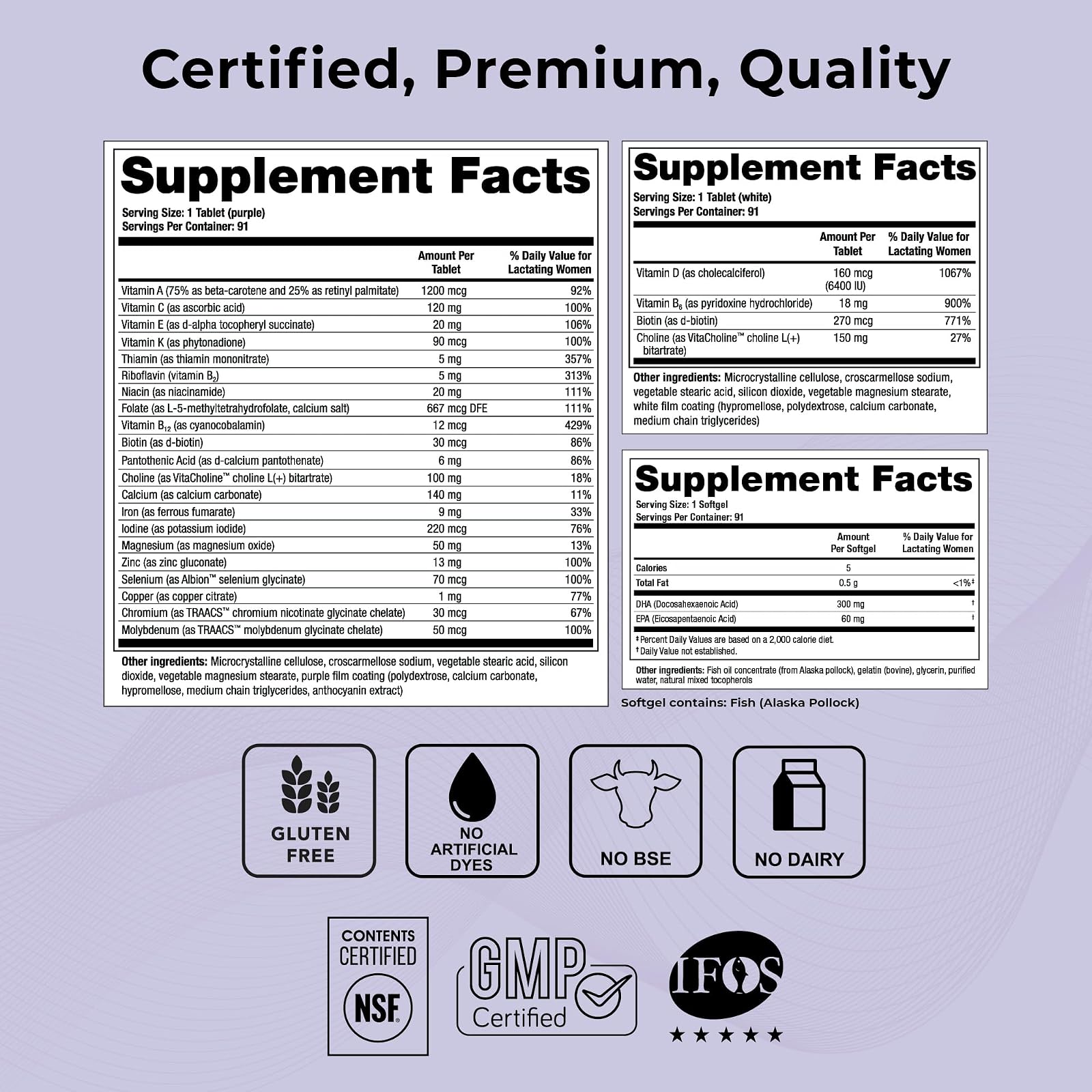 prenatal vitamins for nursing mothers