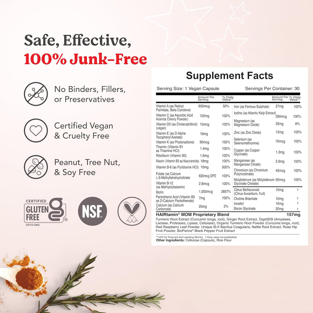 prenatal vitamins for stronger hair