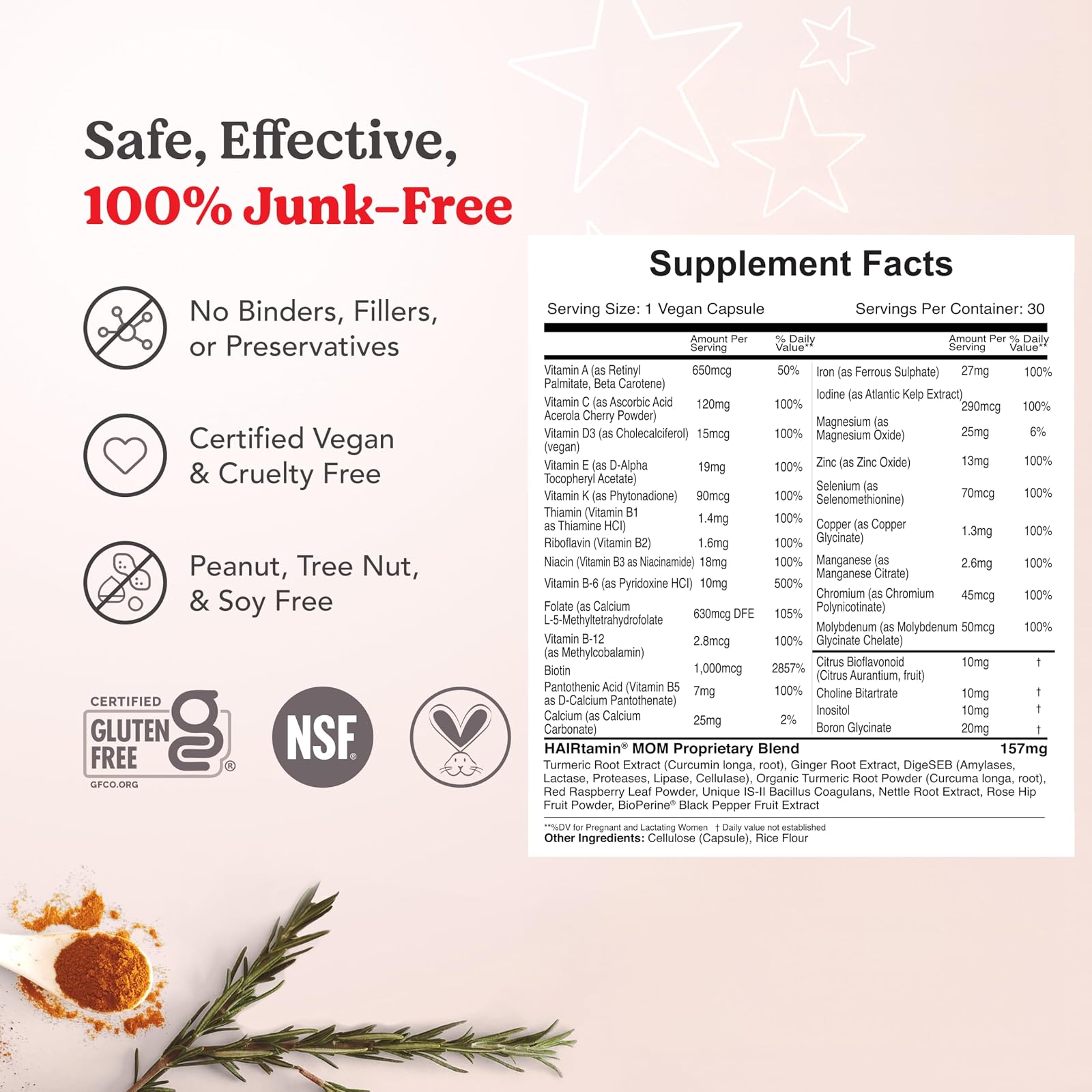 prenatal vitamins for stronger hair