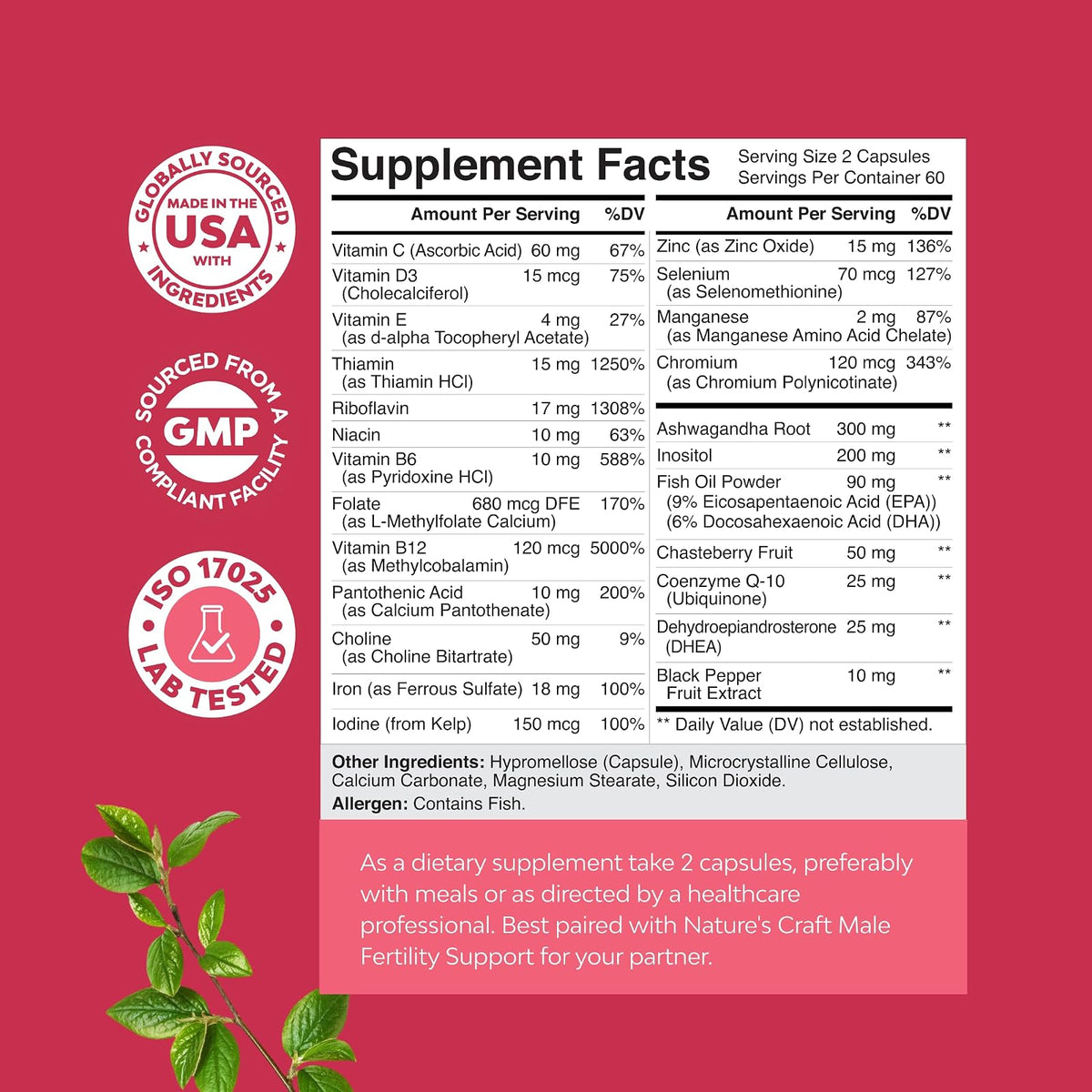 prenatal vitamins for women health