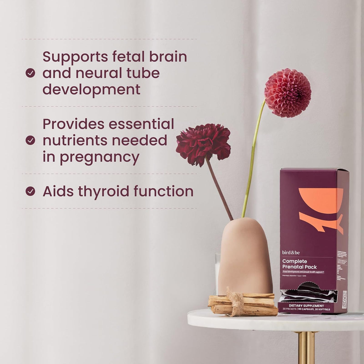 prenatal vitamins with choline benefits