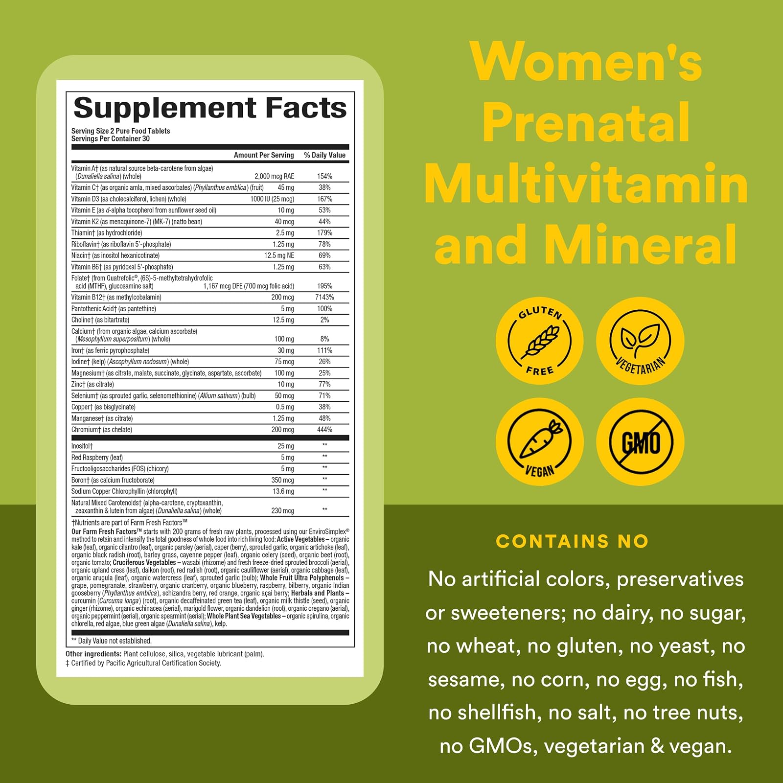 prenatal vitamins with DHA benefits