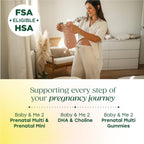 Prenatal vitamins with DHA for brain development