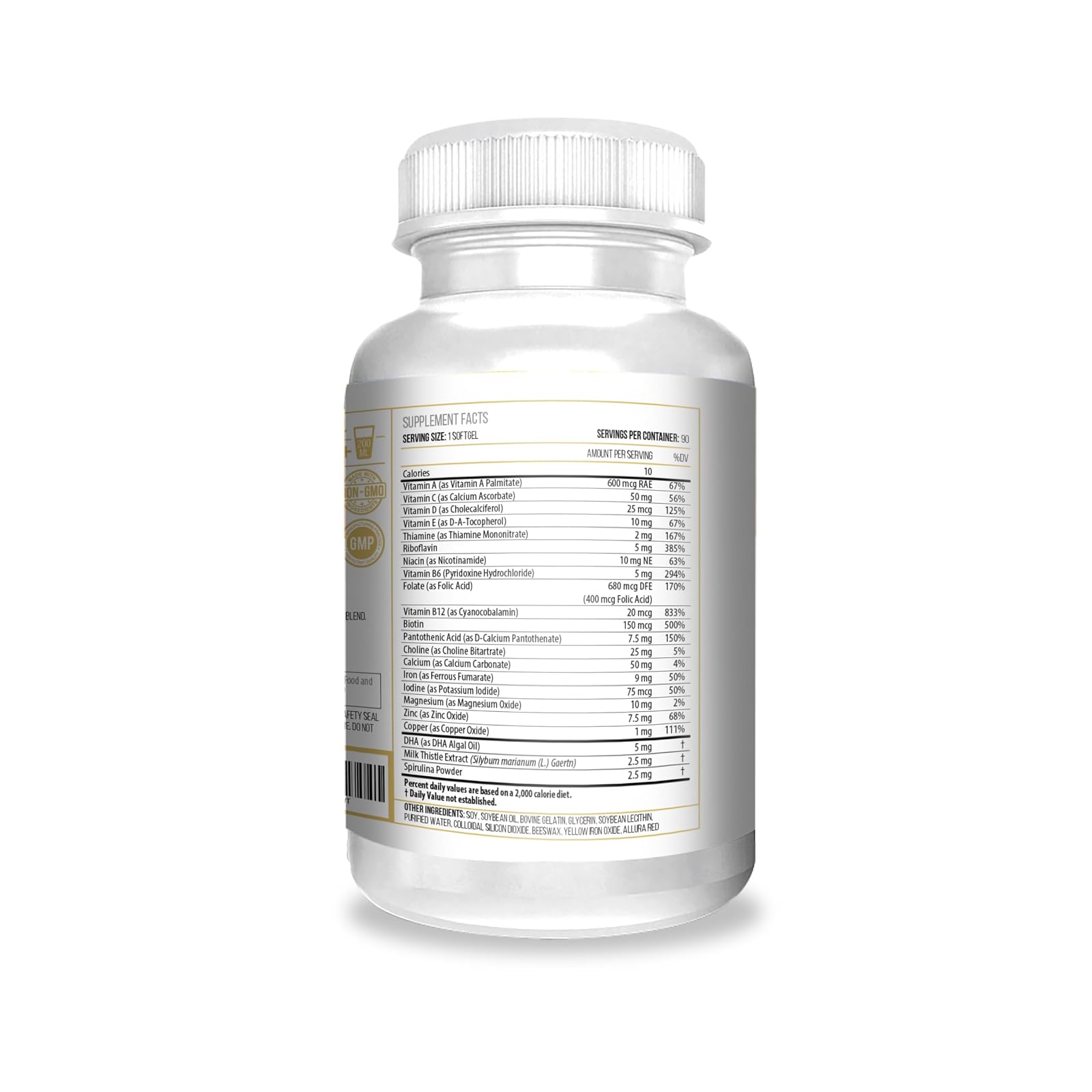 prenatal vitamins with essential nutrients