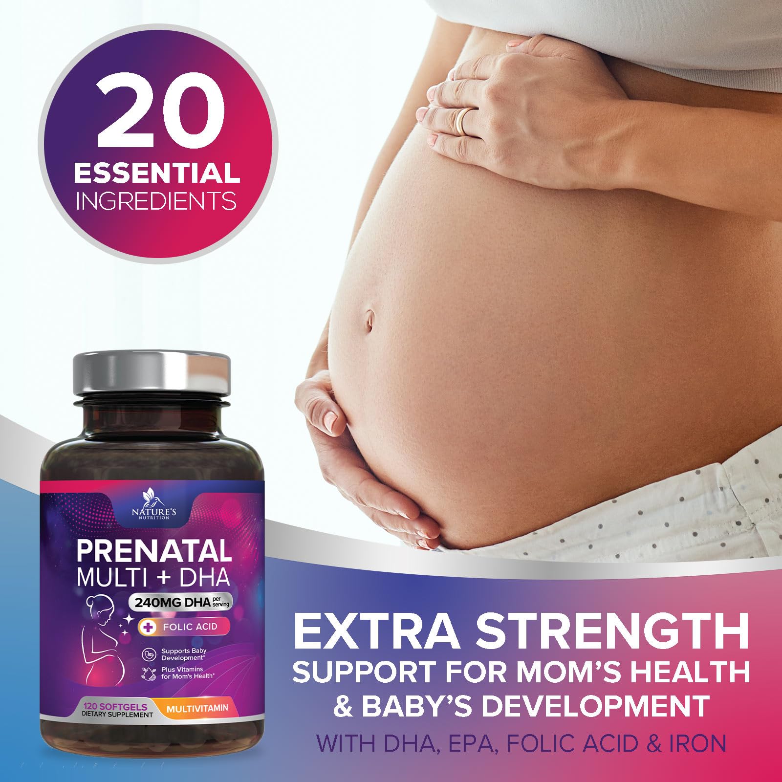 prenatal vitamins with omega 3 dha