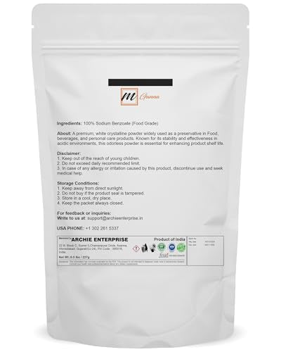 preserve food with sodium benzoate