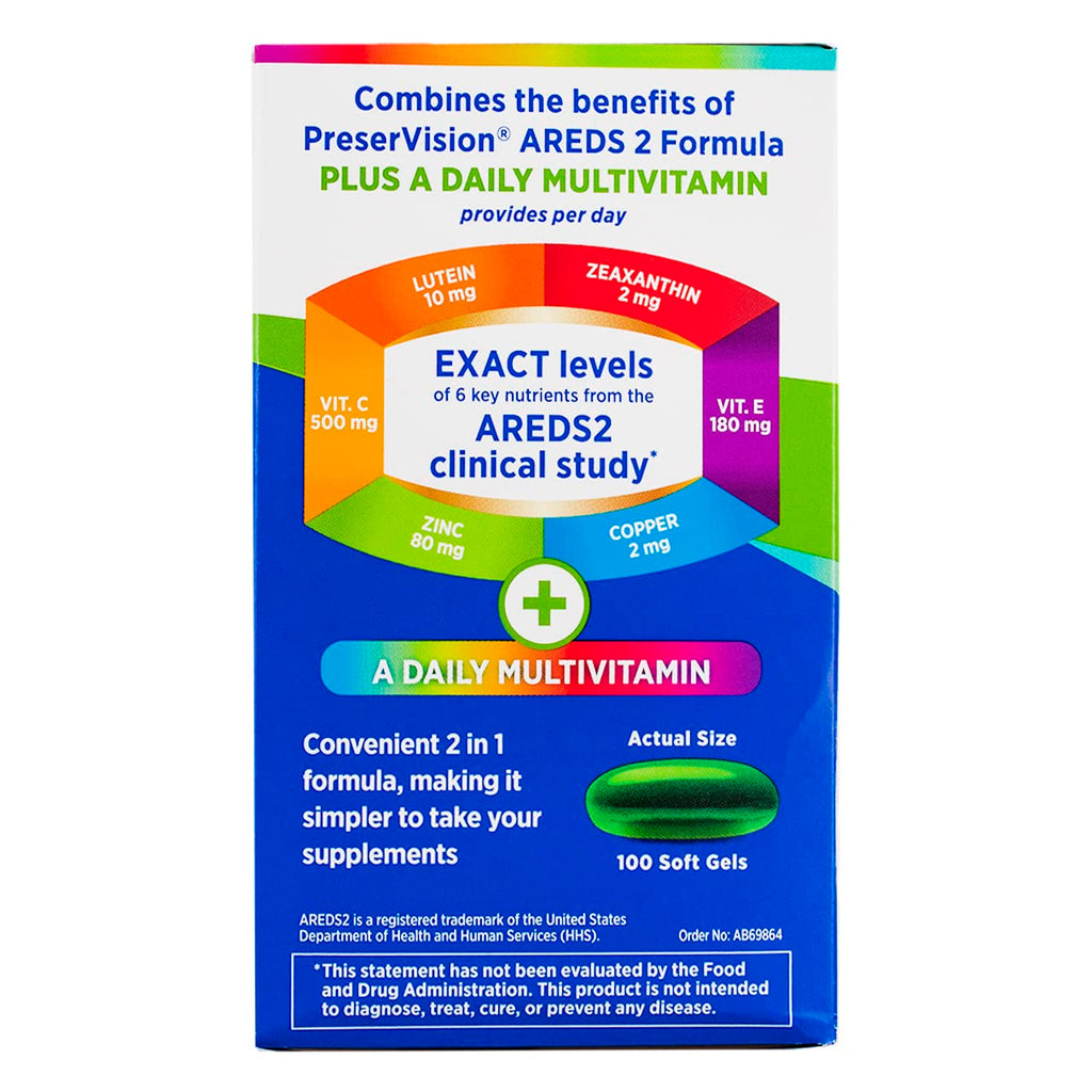 PreserVision soft gels for eye health