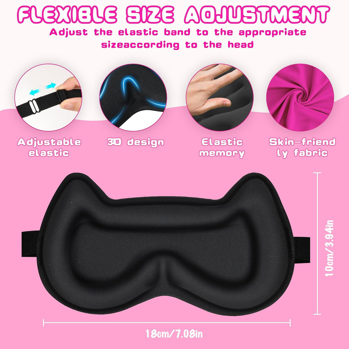pressure-free eye mask for children