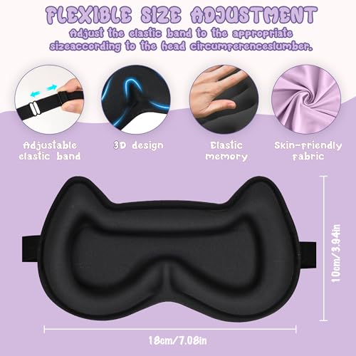 pressure-free kids sleep mask design
