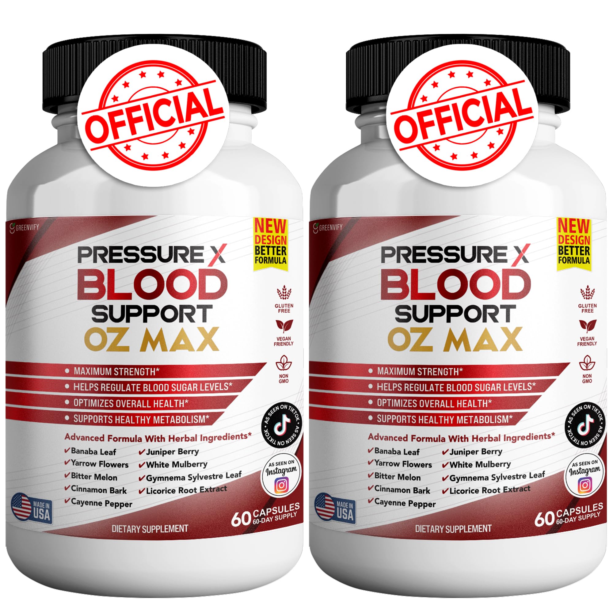 Pressure X magnesium supplement for health