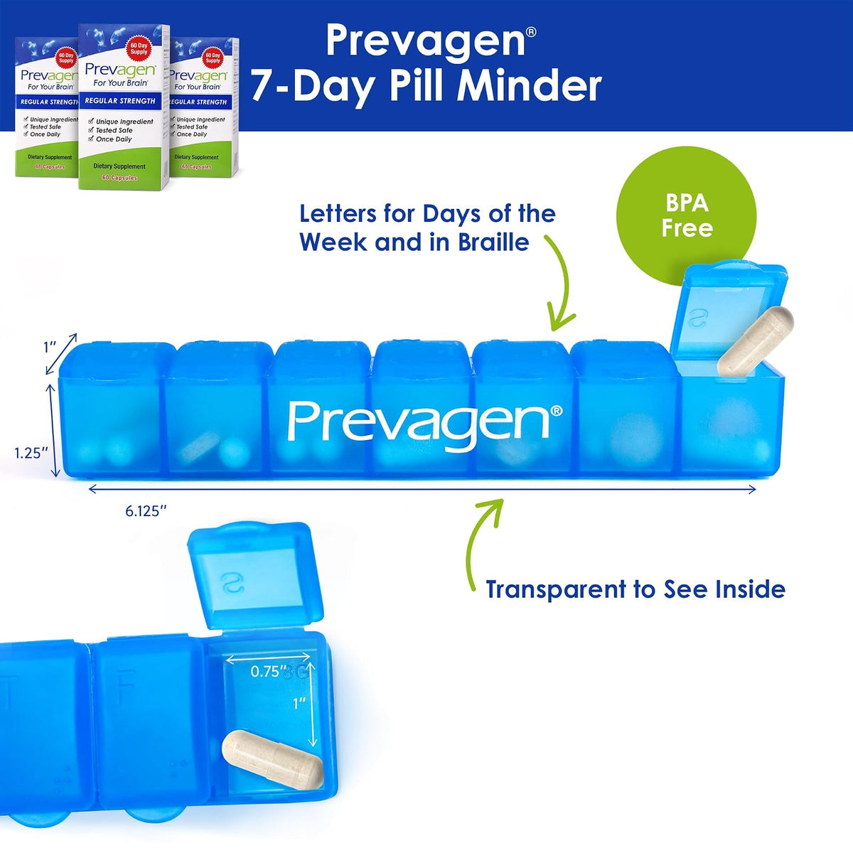 Prevagen 60 capsules brain health support