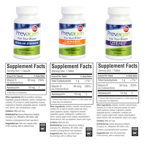 Prevagen variety pack for cognitive health