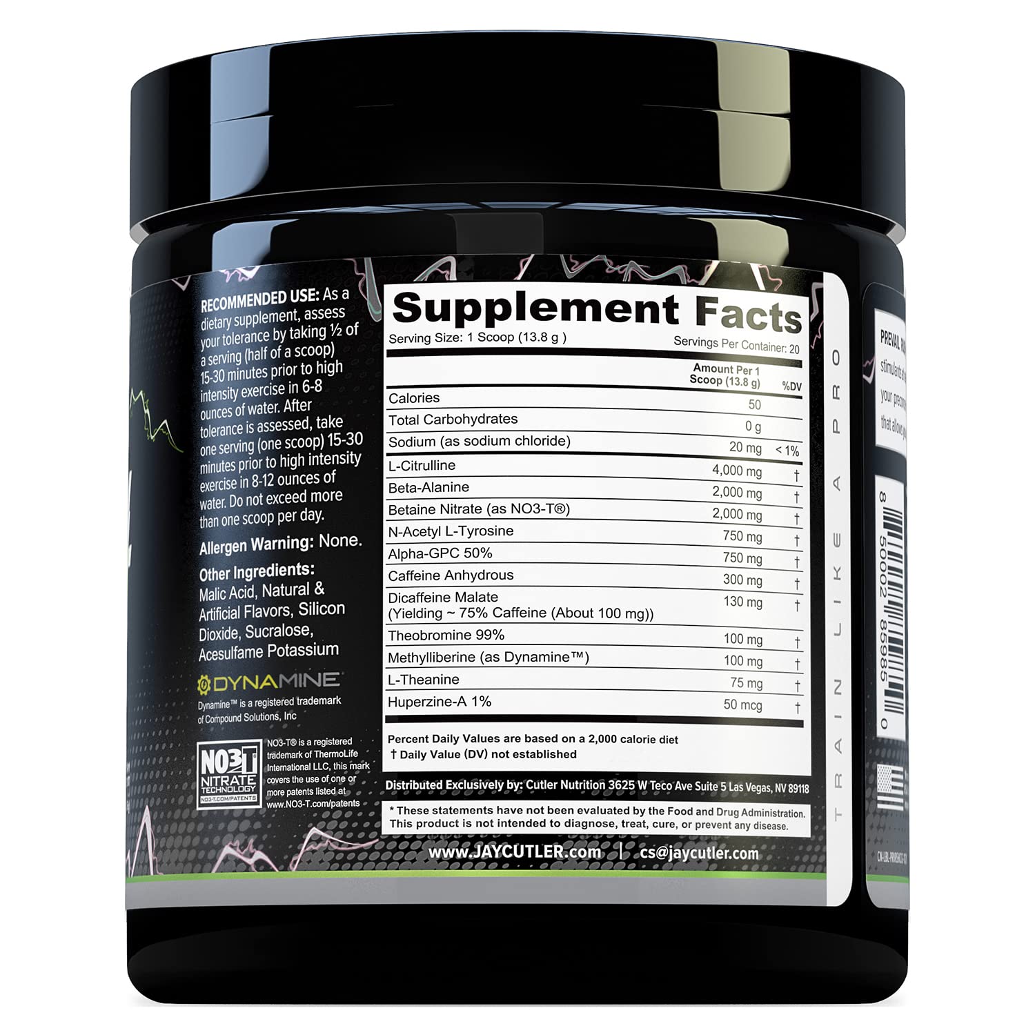 Prevail Rush pre-workout powder for endurance