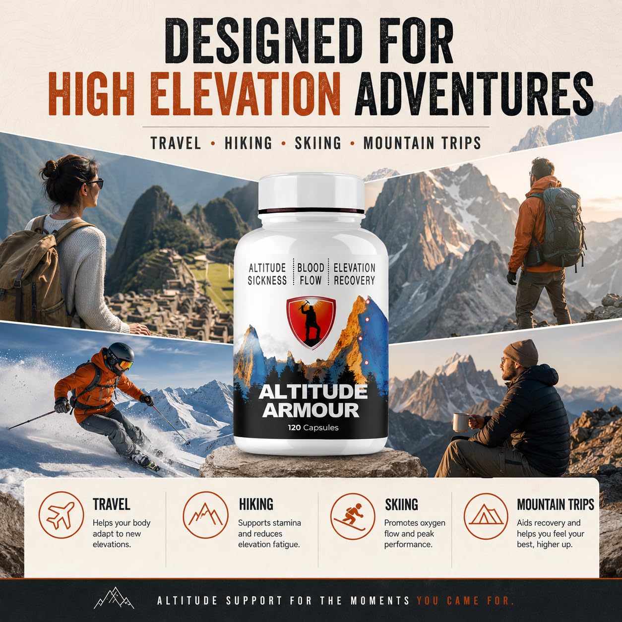 Prevent nausea during hiking trips