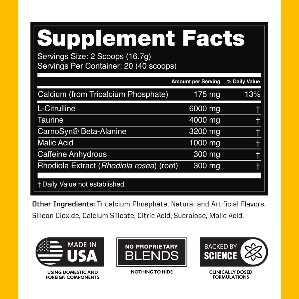 Preworkout to fuel your fitness goals