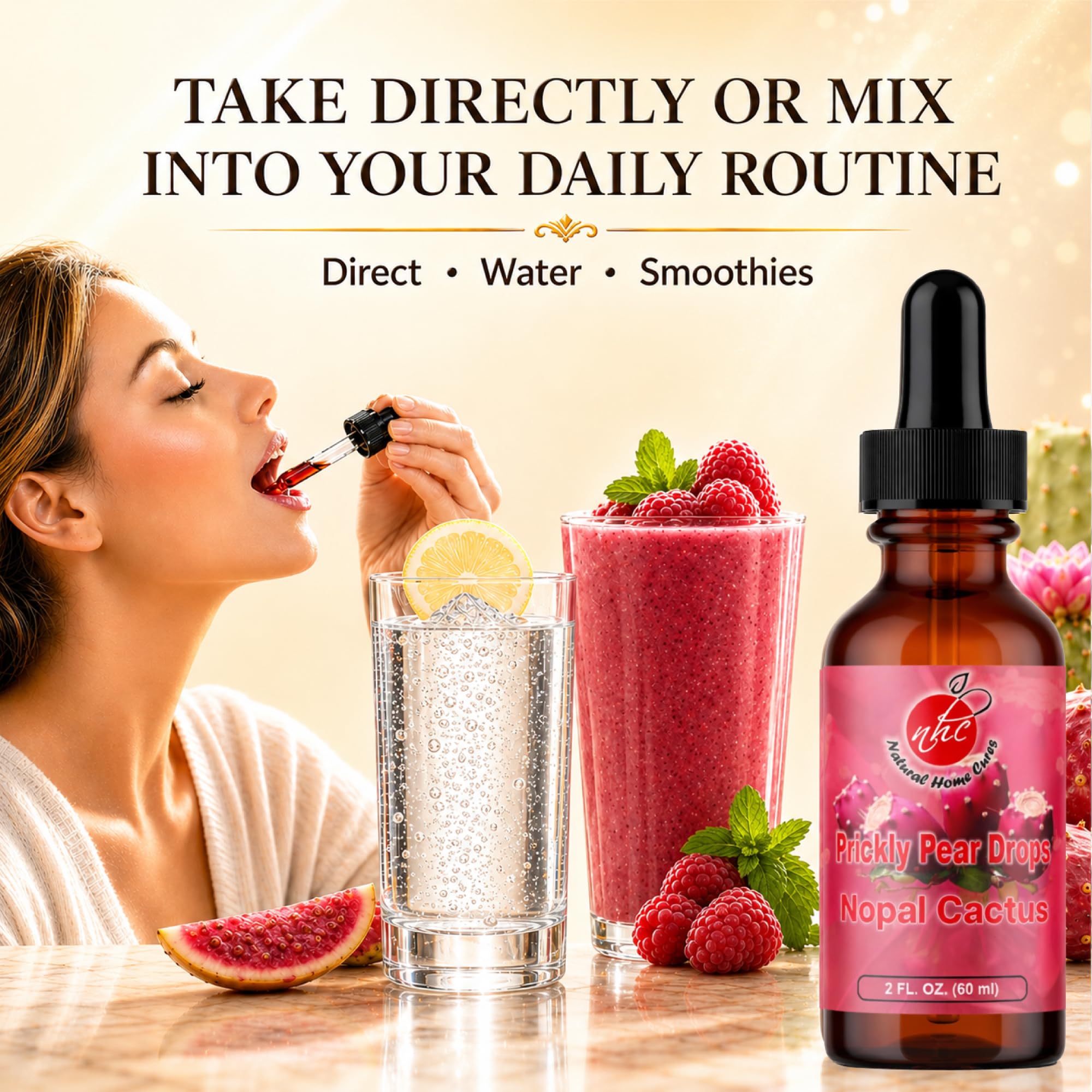 prickly pear drops for immune support