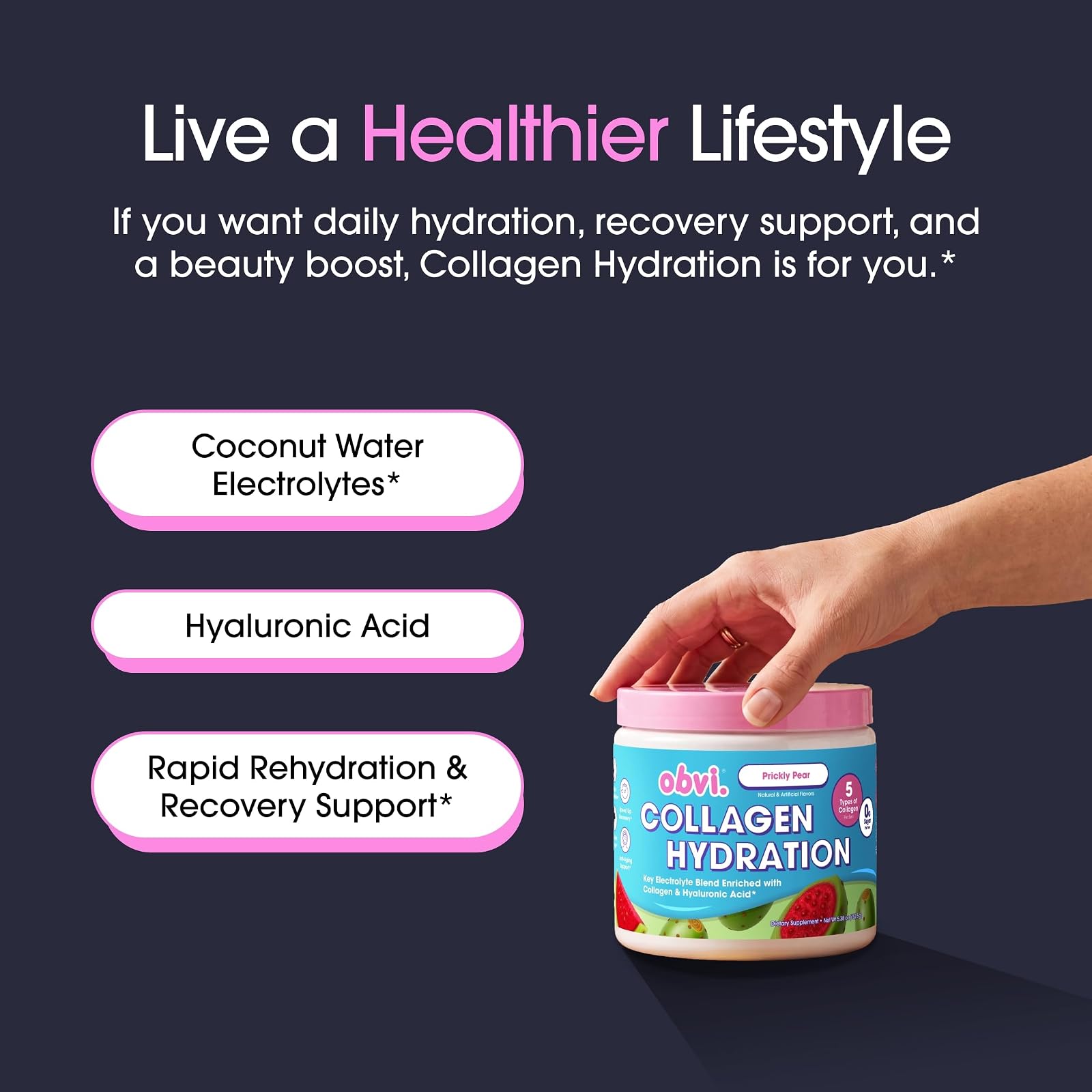 prickly pear flavour collagen supplement